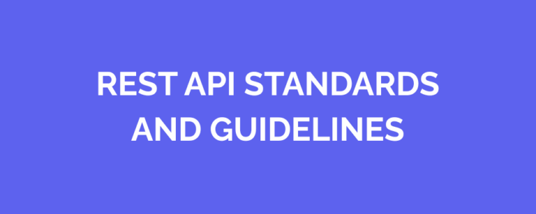 REST API Standards and Guidelines
